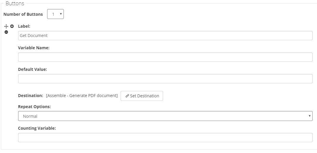 The Buttons Section | A2J Author